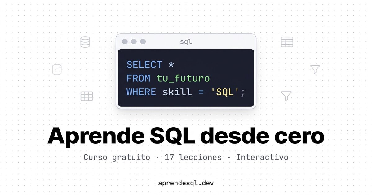 Aprende SQL | Curso gratuito desde cero con ejercicios prácticos